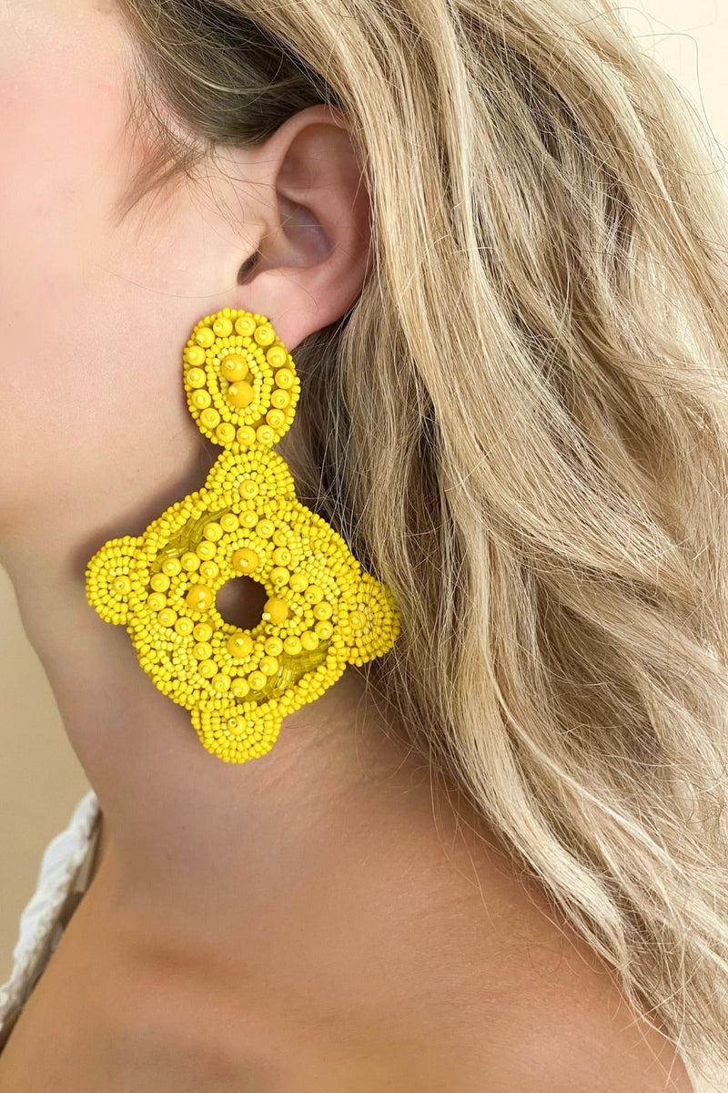 Earrings The Compass - Lemon – b2b-plakkies